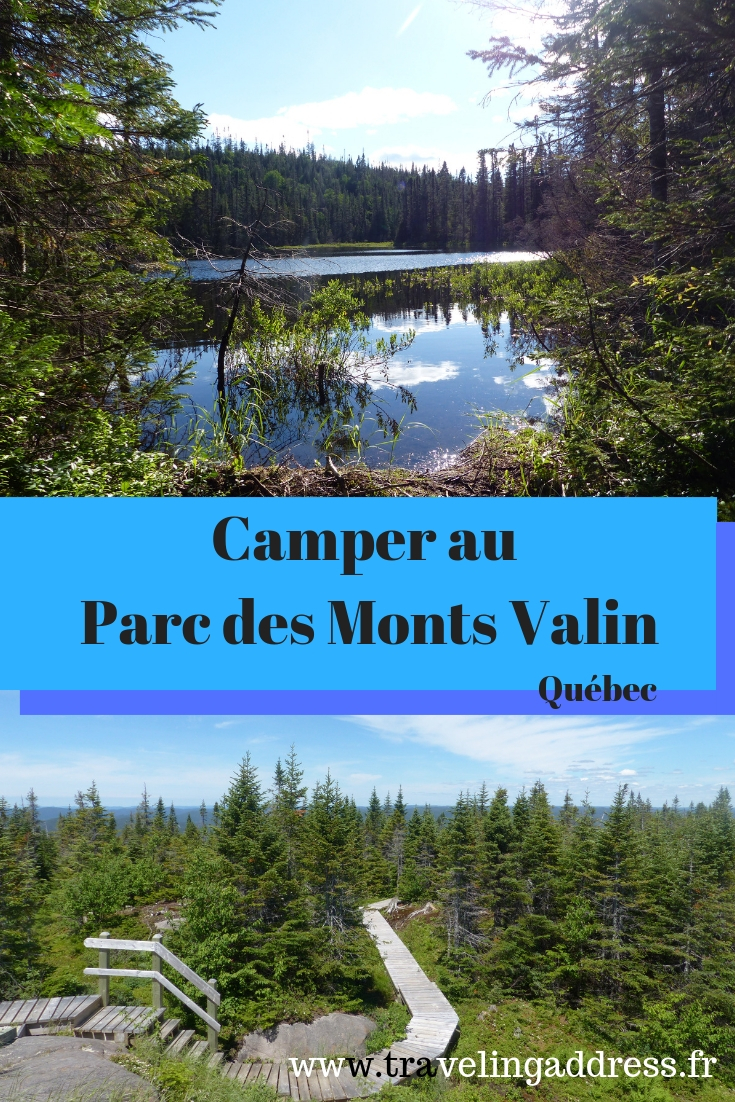 Camper au Parc National des Monts Valin, Québec - Travelingaddress